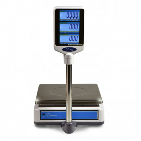 Balance Poids Prix avec colonne, max. 30 kg