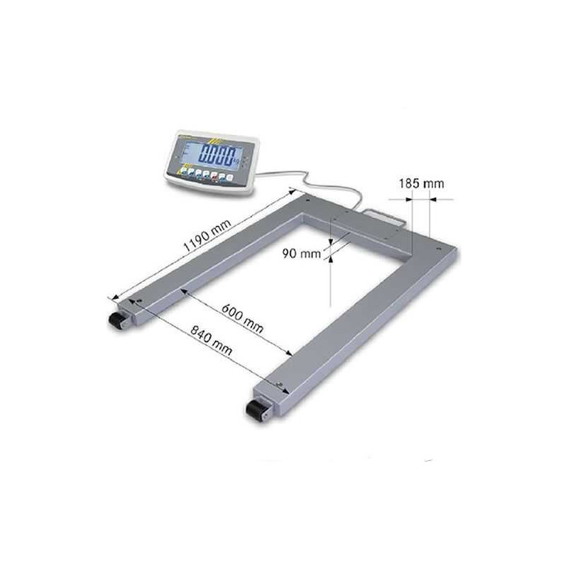 Pèse palettes UFB, portée 600 à 1500 kg