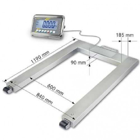 Pèse palettes UFN, portée max. 600 à 1500 kg