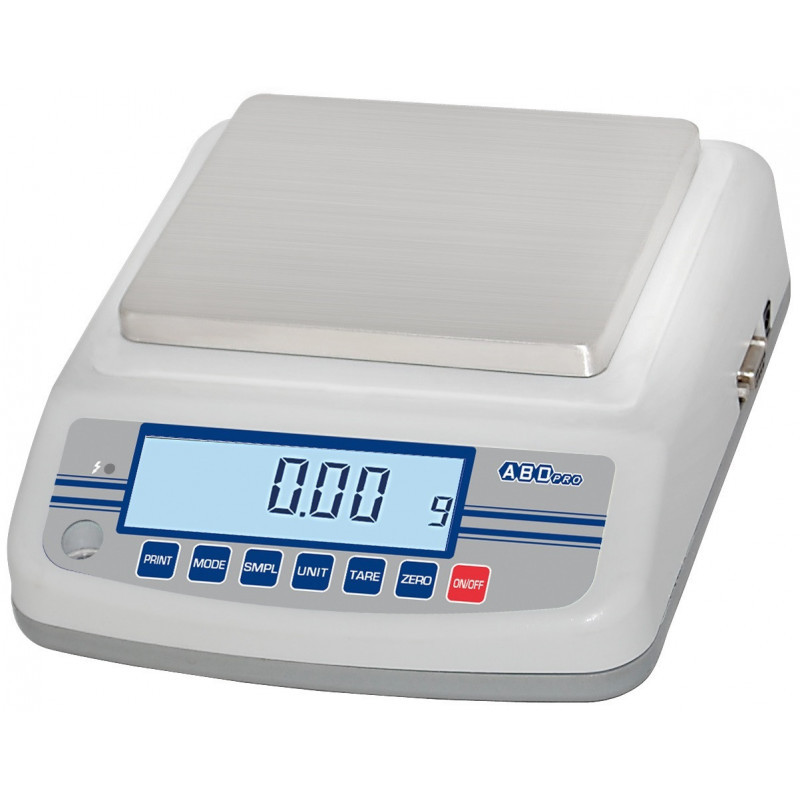 Balance de laboratoire ABDPRO, portée 6 kg et précision 0.1g - TB-L-6000